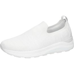 Waldl&auml;ufer Slip-On Sneaker WALDL&Auml;UFER "H-CHARLIE", Herren, Gr. 4,5 (37,5), hellgrau, Textil, meliert, Schuhe, Schlupfschuh, Slipper in veganer Verarbeitung, H-Weite