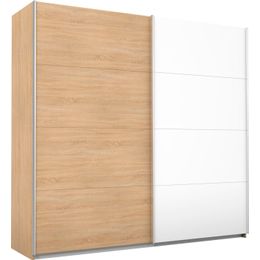 Schwebet&uuml;renschrank Rauch "Quadra Kleiderschrank Schrank Gaderobe", wei&szlig; (struktureichefarben hell, wei&szlig;), B:226cm H:210cm T:62cm, Holzwerkstoff, Schr&auml;nke, Schwebet&uuml;renschrank, mit M&ouml;glichkeit zur individuellen Frontgestaltung, leichtg&auml;ngige T&uuml;ren