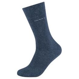 Socken Camano "4er Pack", Damen, Gr. 47-49, blau (jeans), 80% Baumwolle, 17% Polyamid, 3% Elasthan, uni, Socken Socken