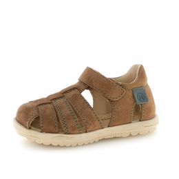 Lauflernschuh Naturino, Baby, Gr. 22, braun, Veloursleder, Schuhe Lauflernschuh, Klettschuh f&uuml;r Laufanf&auml;nger, Gr&ouml;&szlig;enschablone zum Download