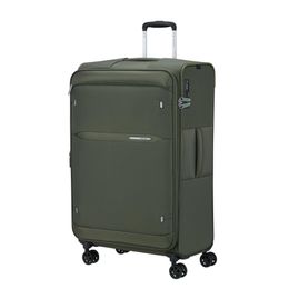 Weichgep&auml;ck-Trolley Samsonite "GOTWIST", Gr. B/H/T: 48cm x 78cm x 31cm 107 l, dunkelgr&uuml;n, Polyester, Koffer, mit Teleskopgriff und mehreren Tragegriffen, innen aus Polyester