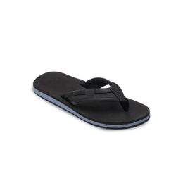 Zehentrenner Quiksilver "CARVER SQUISH 26", Herren, Gr. 44, schwarz 4, Synthetik, Schuhe Zehentrenner, Sommerschuhe