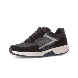 Sneaker Gabor "Sneaker low", Damen, Gr. 35,5, schwarz, Schuhe Sneaker