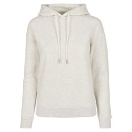 Kapuzenpullover Urban Classics "Urban Classics Damen Ladies Hoody", Damen, Gr. S, lightgrau, 63% Baumwolle, 37% Polyester, unifarben, normal, ohne Ausschnitt, Pullover Kapuzenpullover