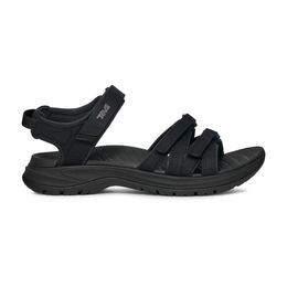 Sandale Teva "TIRRA SPORT WOMEN", Damen, Gr. 37, schwarz, schwarz, Synthetik, Textil, Schuhe Sandale, f&uuml;r jeden Tag, schnell trocknend, atmungsaktiv