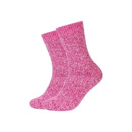 Socken Camano "2er Pack", Damen, Gr. 35-38, anemone, 75% Polyacryl, 16% Polyester, 7% Wolle, 2% Elasthan, meliert, Socken Socken