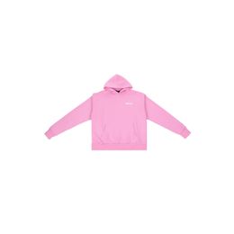 Kapuzensweatshirt DROPSIZE "Dropsize HEAVY OVERSIZE HD PRINT HOODIE", Herren, Gr. S, pink, 70% Baumwolle, 30% Polyester, bedruckt, Sweatshirts