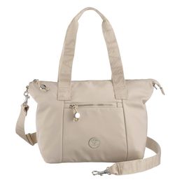 JOOP! Shopper JOOP JEANS "lietissimo 1.0 janita shopper lhz", Damen, Gr. B/H/T: 32,5cm x 29cm x 19cm, oyster gray, Textil, Taschen Shopper, Damen Umh&auml;ngetasche, Handtasche im Querformat