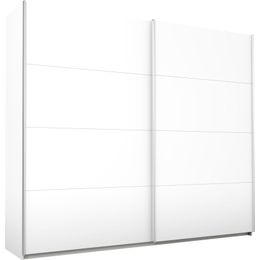 Schwebet&uuml;renschrank Rauch "Quadra Kleiderschrank Schrank Gaderobe", wei&szlig;, B:271cm H:230cm T:62cm, Holzwerkstoff, Schr&auml;nke, Schwebet&uuml;renschrank, mit M&ouml;glichkeit zur individuellen Frontgestaltung, leichtg&auml;ngige T&uuml;ren