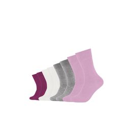 Socken s.Oliver "8er Pack", Damen, Gr. 35-38, lila (lavender), 70% Baumwolle, 27% Polyester, 2% Elasthan, 1% Polyamid, uni, Socken Socken