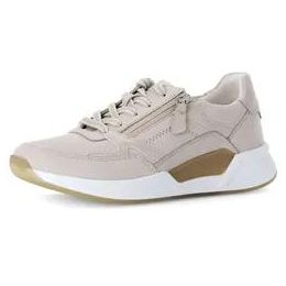 Sneaker Gabor "Sneaker low", Herren, Gr. 43, beige, Schuhe Sneaker
