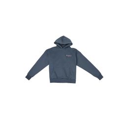 Kapuzensweatshirt DROPSIZE "Dropsize HEAVY OVERSIZE EMBO HOODIE", Herren, Gr. L, stormy grau, 70% Baumwolle, 30% Polyester, bedruckt, Sweatshirts