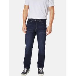 5-Pocket-Jeans Babista "Jeans DEMETRIO", Herren, Gr. 50, N-Gr, blau (dunkelblau), Obermaterial: 64% Baumwolle CO. 31% Polyester COOLMAX PES(Coolmax). 4% Viskose CV. 1% Elasthan EL., Jeans 5-Pocket-Jeans