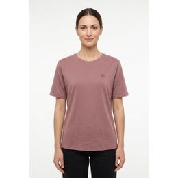 T-Shirt Timberland "DUNSTAN Short-Sleeve Tee", Damen, Gr. L, ash rose, Single Jersey, Obermaterial: 100% Baumwolle, Rundhals, Shirts T-Shirt