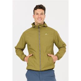 Outdoorjacke WHISTLER "Fabel", Herren, Gr. 4XL, limette, 91% Polyamid, 9% Polyester, unifarben, normal, hoch geschlossener Ausschnitt, Jacken Outdoorjacke, wasserdicht