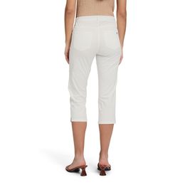 Stoffhose Betty Barclay "Damen Slim Fit", Damen, Gr. 36, Normalgr&ouml;&szlig;en, wei&szlig; (rohwei&szlig;), Obermaterial: 97% Baumwolle, 3% Elasthan, Basic, slim fit 3/4-L&auml;nge, Hosen Stoffhose, Saumschlitz