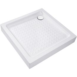 Eckduschwanne Welltime "Trento", wei&szlig;, B:90cm H:15cm T:90cm, Duschwannen