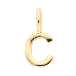 Adelia&acute;s Buchstabenanh&auml;nger ADELIA&acute;S "Buchstabenanh&auml;nger C 333 Gold ( 8K ) &ndash; Goldanh&auml;nger Buchstabe C", gold, Schmuckanh&auml;nger, Damen, C, Gold, Goldanh&auml;nger Buchstabe C