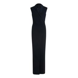 Overall Vera Mont "Damen ohne Arm", Damen, Gr. 48, Normalgr&ouml;&szlig;en, night sky, Jersey, Obermaterial: 95% Polyester, 5% Elasthan. Futter: 100% Polyester, figurumspielend, V-Ausschnitt, Overalls Overall, Raffung