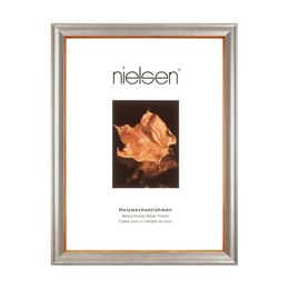 Nielsen Bilderrahmen Derby, Silber, Holz, rechteckig, 50x70 cm, Bilder und Zubeh&ouml;r, Bilderrahmen, Bilderrahmen Holz
