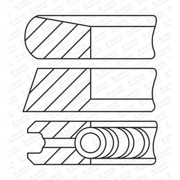 GOETZE ENGINE Kolbenringsatz 0844310800