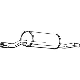 BOSAL Mittelschalld&auml;mpfer 135465 f&uuml;r TALBOT Fiat Citro&euml;n Peugeot