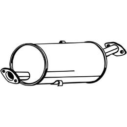 BOSAL Mittelschalld&auml;mpfer 171377 f&uuml;r MAZDA