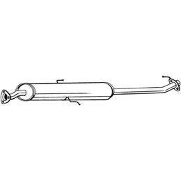 BOSAL Mittelschalld&auml;mpfer 285281 f&uuml;r HONDA