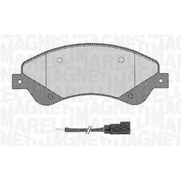 MAGNETI MARELLI Bremsbelagsatz, Scheibenbremse 363916060648 f&uuml;r Ford