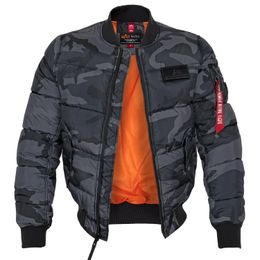 Alpha Industries MA-1 Puffer Bomber (Sale) black camo, Gr&ouml;&szlig;e XXL