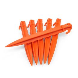 ARM A9 Scout Stake Kunststoff Zelt Heringe 6er Pack neon orange
