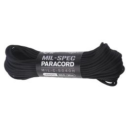 Mil-Spec 550 Paracord Typ III 30 Meter schwarz
