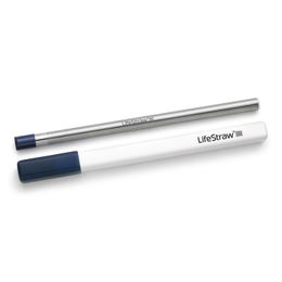 LifeStraw Sip Wasserfilter-Strohhalm aus Edelstahl navy