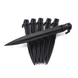 ARM A9 Scout Stake Kunststoff Zelt Heringe 6er Pack schwarz