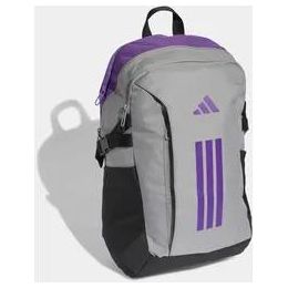 Rucksack Adidas PERFORMANCE "APWR VIII", ch solid grau, active lila, Rucks&auml;cke, Obermaterial: 100% Polyester, Rucksack