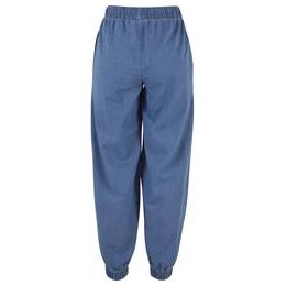Jogginghose Urban Classics "Urban Classics Damen Ladies Light Denim Jogpants", Herren, Gr. XS, US-Gr&ouml;&szlig;en, skyblau washed, 100% Baumwolle, unifarben, loose fit, Hosen Jogginghose