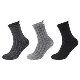 Socken s.Oliver "3er Pack", Damen, Gr. 39-42, schwarz, 98% Polyester, 2% Elasthan, gestreift, Socken Socken