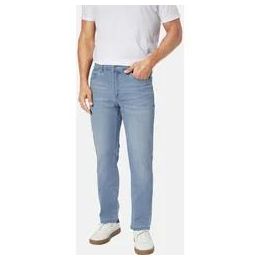 5-Pocket-Jeans Babista "Jeans DEMETRIO", Herren, Gr. 64, N-Gr, blau (hellblau), Obermaterial: 64% Baumwolle CO. 31% Polyester COOLMAX PES(Coolmax). 4% Viskose CV. 1% Elasthan EL., Jeans 5-Pocket-Jeans