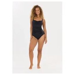 Badeanzug NOU "Nicola V2", Damen, Gr. 38, schwarz, 87% Polyamid, 13% Elasthan, unifarben, Badeanz&uuml;ge Badeanzug, UV-Schutz