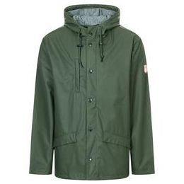 Regenjacke Derbe "Passby", Herren, Gr. XXL, bunt (olive navy), Obermaterial: 100% Polyester; Futter: 100% Baumwolle; &Auml;rmelfutter: 100% Polyester, normal, Jacken Regenjacke, Wasserabweisend, winddicht, gestreiftes Innenfutter