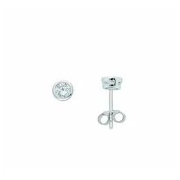 Adelia&acute;s Paar Ohrh&auml;nger ADELIA ́S "Ohrstecker Ohrringe 925 Silber mit Zirkonia &ndash; Silberohrringe", silber, Ohrringe, Damen, Damen, Silber 925 (Sterlingsilber), Silberohrringe