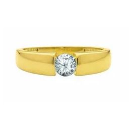 Adelia&acute;s Solit&auml;rring ADELIA ́S "Solit&auml;rring 333 Gold ( 8K ) mit Zirkonia &ndash; Goldring Diamant" Gr. 58, gold, Fingerringe, Damen, 58, Gold, Goldring Diamant