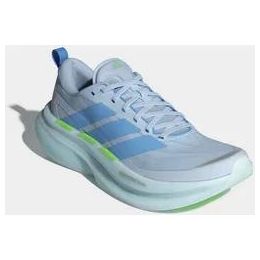 Laufschuh Adidas PERFORMANCE "SUPERNOVA GLIDE RUNNING", Damen, Gr. 40,5, crystal sky, blau burst, lime burst, Textil, Schuhe Laufschuh, f&uuml;r mehr Komfort