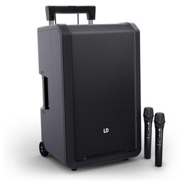 LD-Systems LD Systems ANNY 12 HHD2 B6 - 12" Mobiler Bluetooth PA-Lautsprecher mit Akkus, Mixer