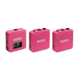 R&Oslash;DE WIGOGEN3PIN - Rode Wireless GO (Gen 3) PINK digitales 2-Kanal Drahtlos-Mikrofonsystem