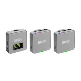 R&Oslash;DE WIGOGEN3STO - Rode Wireless GO (Gen 3), STEINGRAU digitales 2-Kanal Drahtlos-Mikrofonsystem