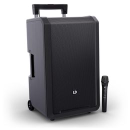 LD-Systems LD Systems ANNY 12 HHD B8 - 12" Mobiler Bluetooth PA-Lautsprecher mit Akkus, Mixer