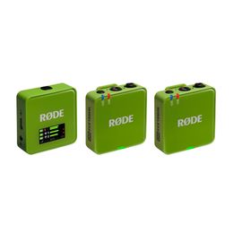 R&Oslash;DE WIGOGEN3GRE - Rode Wireless GO (Gen 3), GR&Uuml;N digitales 2-Kanal Drahtlos-Mikrofonsystem