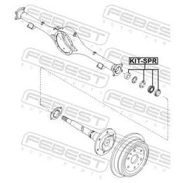 FEBEST Lager, Antriebswelle kitspr f&uuml;r HYUNDAI