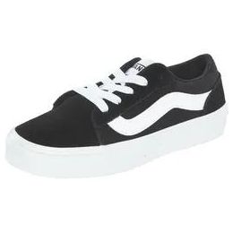 Sneaker Vans "Vero LS", Kinder, Gr. 34, schwarz, wei&szlig;, Leder, Schuhe Sneaker